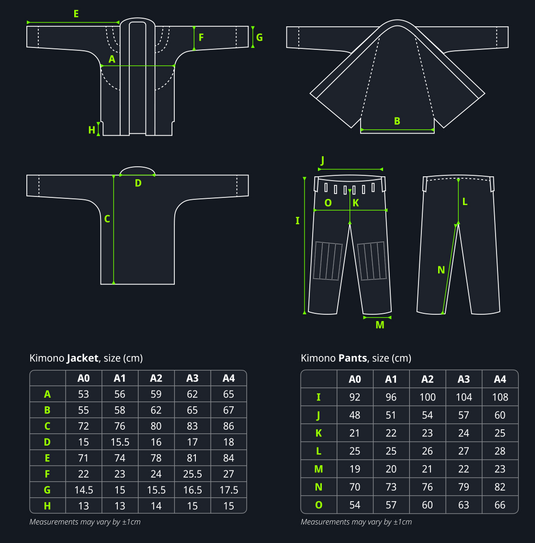 Size guide – OhmyGuard NO